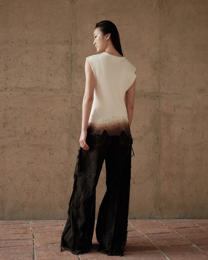 BURNT KNITTED TANK – GREYHOUND ORIGINAL